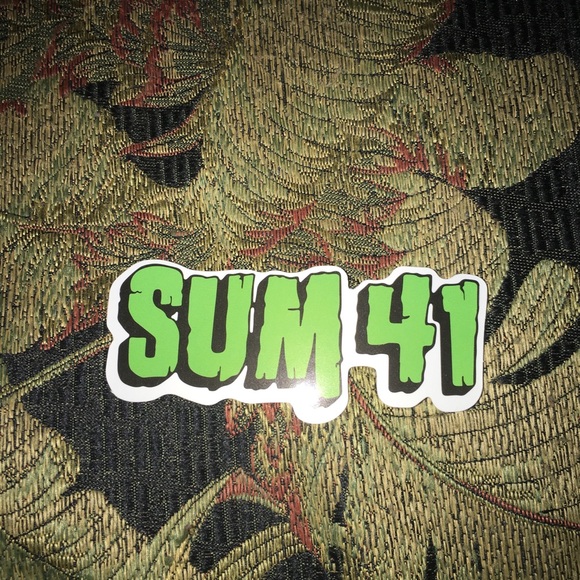 Wall Decor | Sum 41 Decal Of 2 | Poshmark